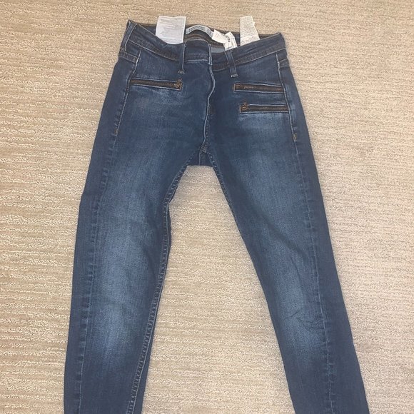 Zara | Jeans | Zara Distressed Bottom Cut Jeans | Poshmark